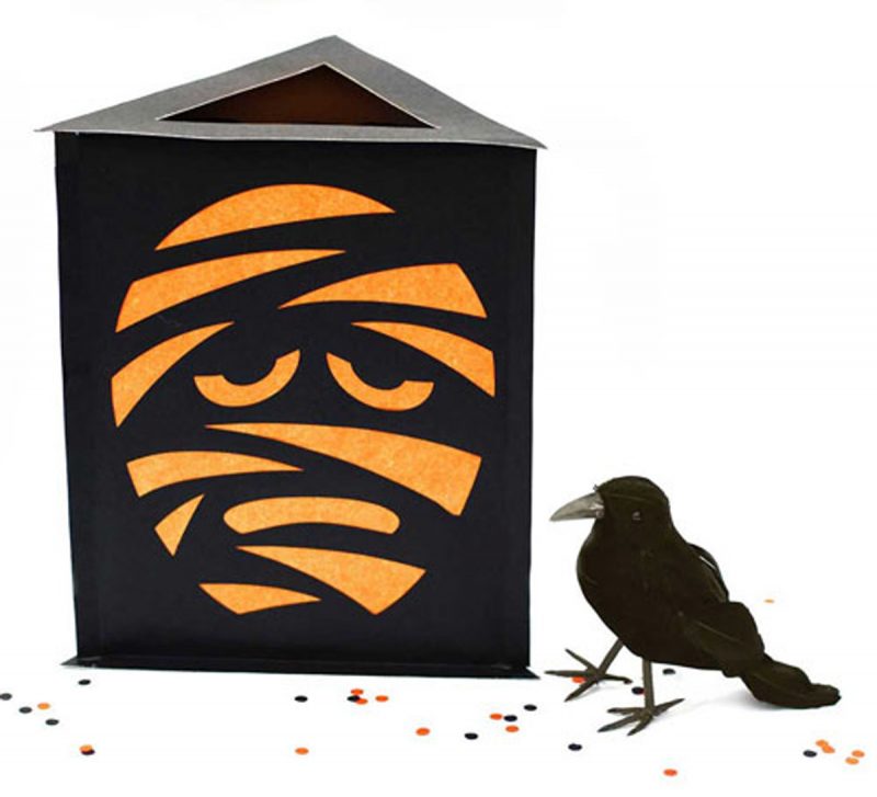 Triangle Shaped Halloween Lantern — EPC Crafts