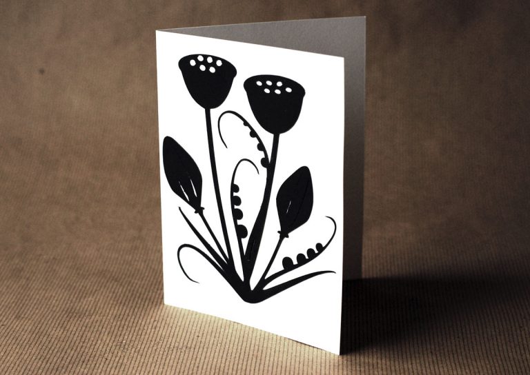 The Cutest Floral Paper Cut Greeting Cards — EPC Crafts